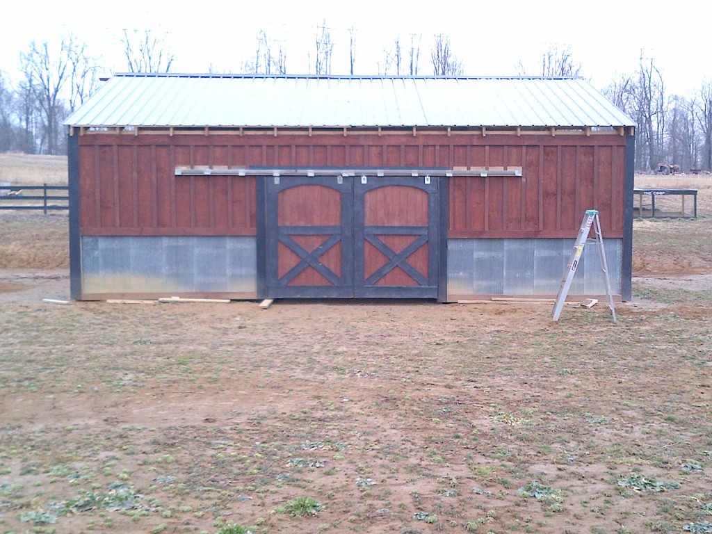 A Barn Raising In Photos - How to Build A Barn When You Haven't a Clue ...