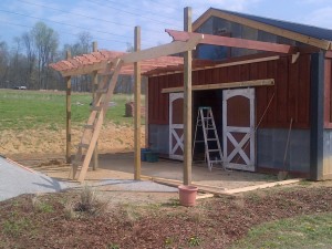 A Barn Raising In Photos - How to Build A Barn When You Haven't a Clue ...