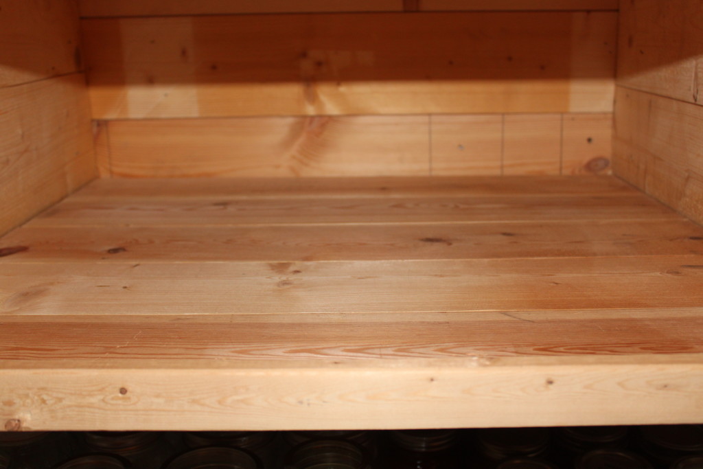 Using Pallets to Build A Canning Pantry Cupboard - An Inexpensive Way ...