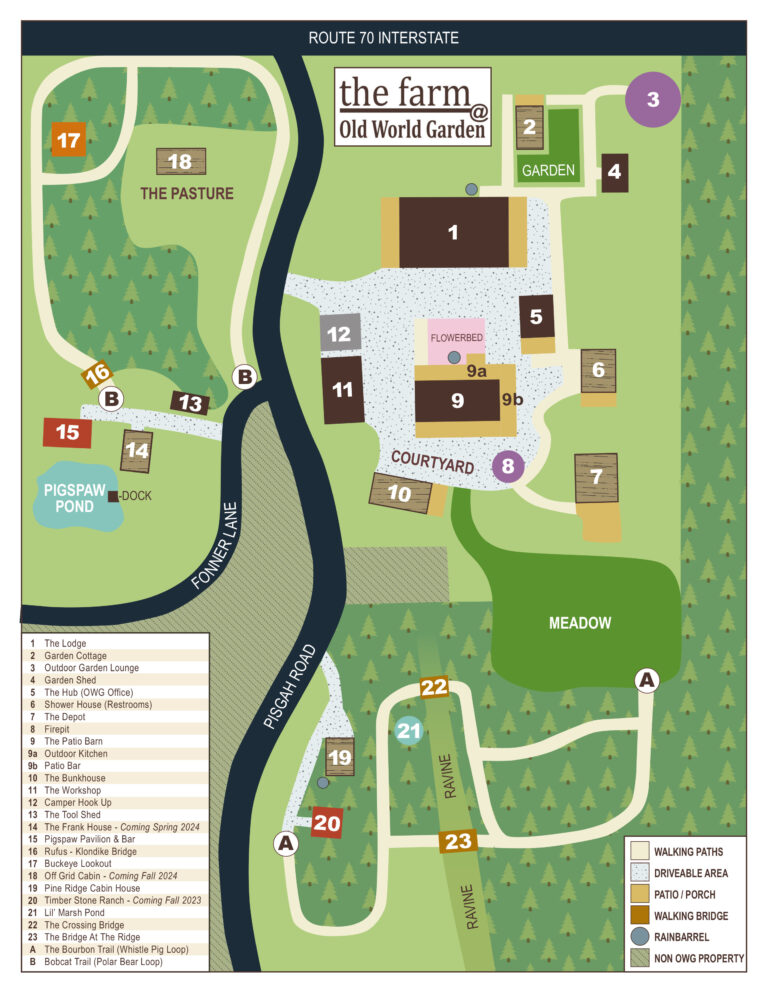 The Farm At Old World Garden Is Open! Come Tour, Visit & Stay